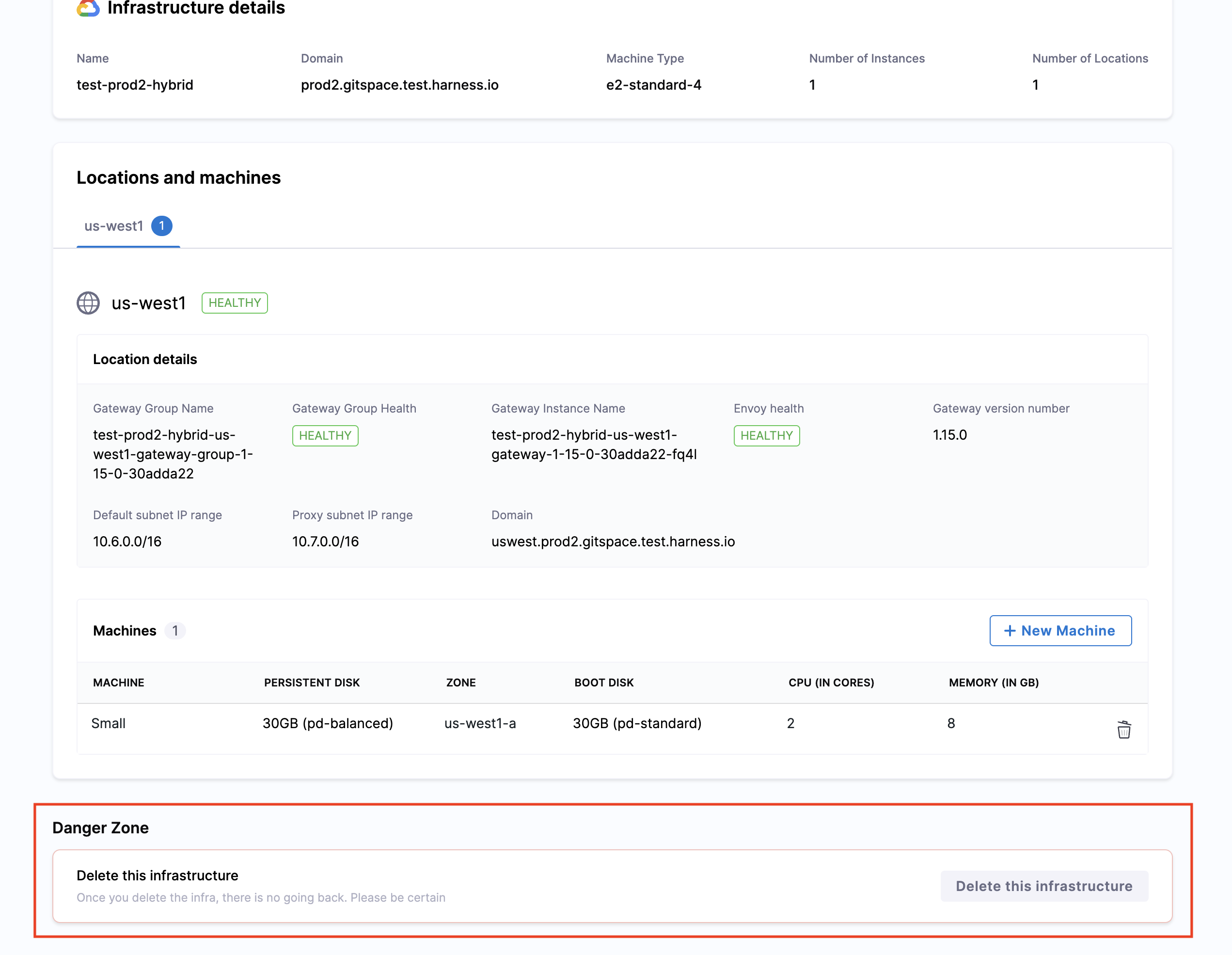 Configure Gitspace Infrastructure | Harness Developer Hub
