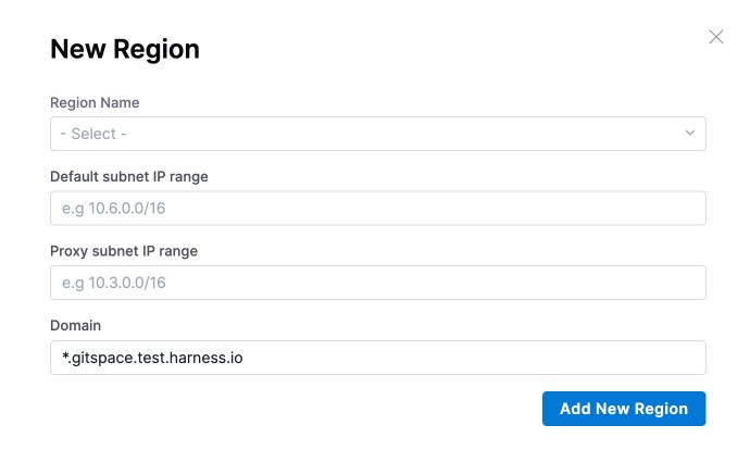 Configure Gitspace Infrastructure | Harness Developer Hub